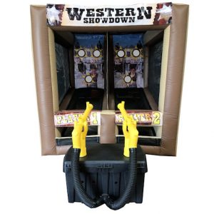 Western Cannonball Shooting Gallery | Carnival Bounce Rental | Party ...
